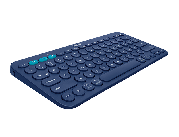 Logitech K380 Multi-Device Bluetooth Keyboard-Blue - MAT Computer System